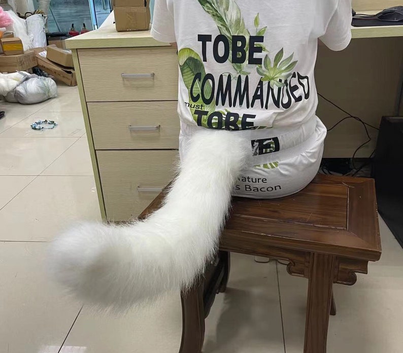 Movable Fursuit Tail Waggle Tail Swing Tail Fox Tail Blacktail Wolf ...