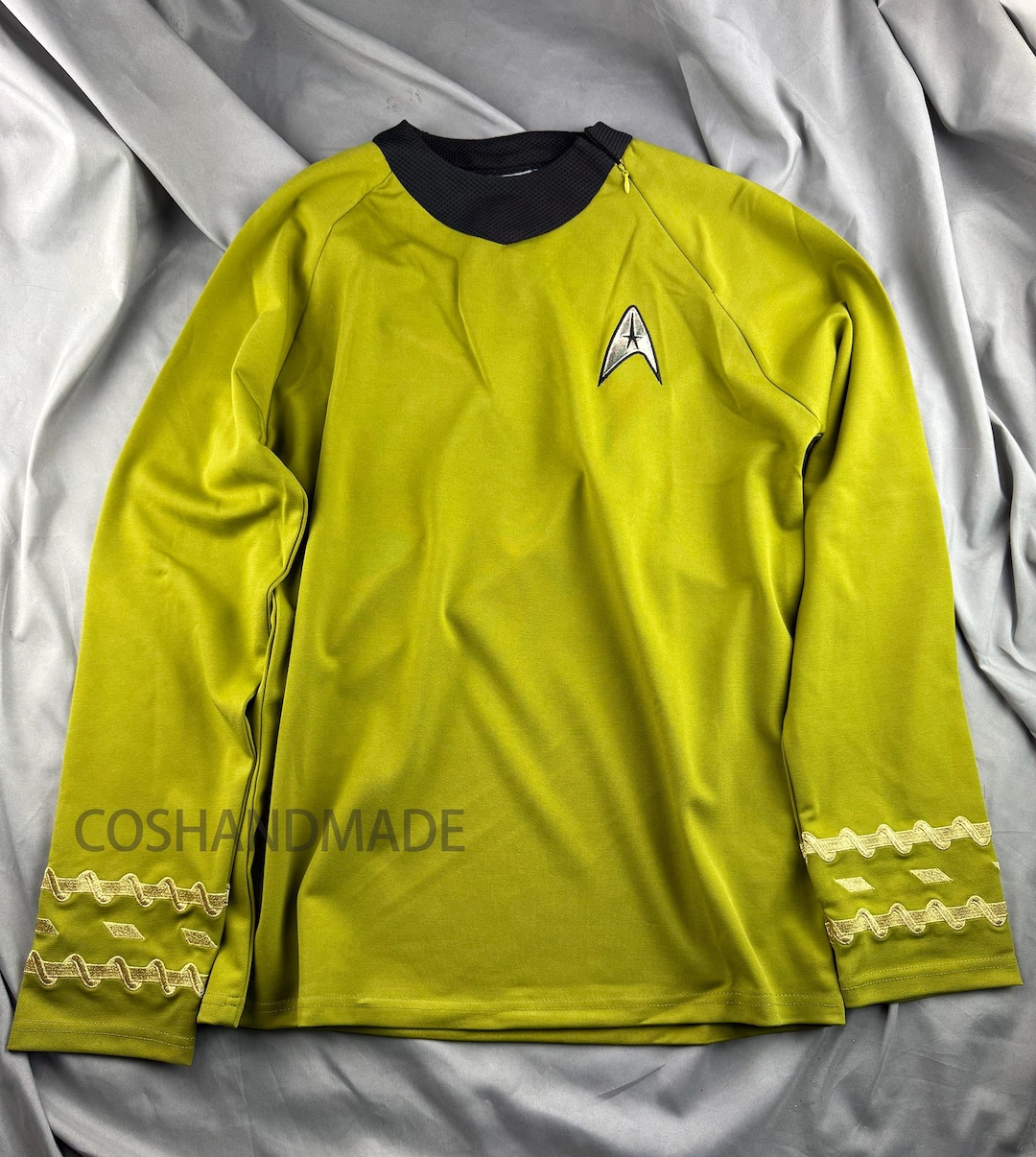 TOS Starfleet Uniform the Original Series Kirk Gold Spock Blue Red ...