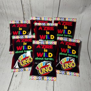Uno Chip Bags, Uno Sour Patch Kids, Uno Honey Bun, Uno Party Favors ...