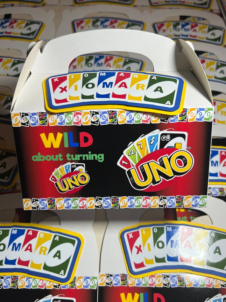 Uno Gable Boxes Party Favor Boxes Favor Boxes Treat Boxes - Etsy