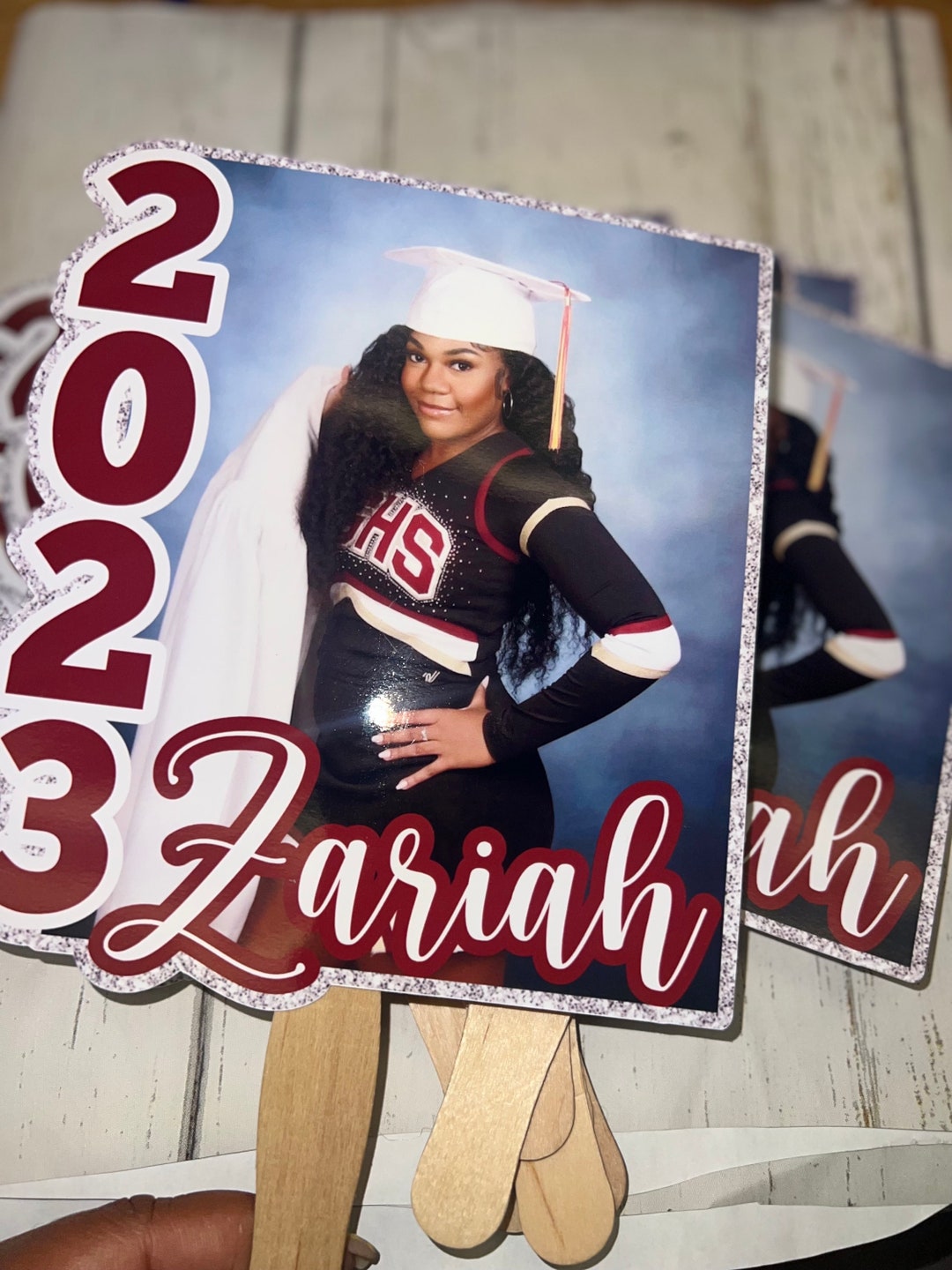 Graduation Fan Grad Fan Custom Fan - Etsy