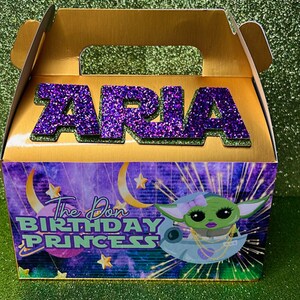 Baby Yoda Gable Boxes, Party Favor Boxes, Favor Boxes, Treat Boxes ...