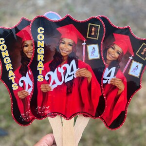 Graduation Fan, Grad Fan, Custom Fan - Etsy