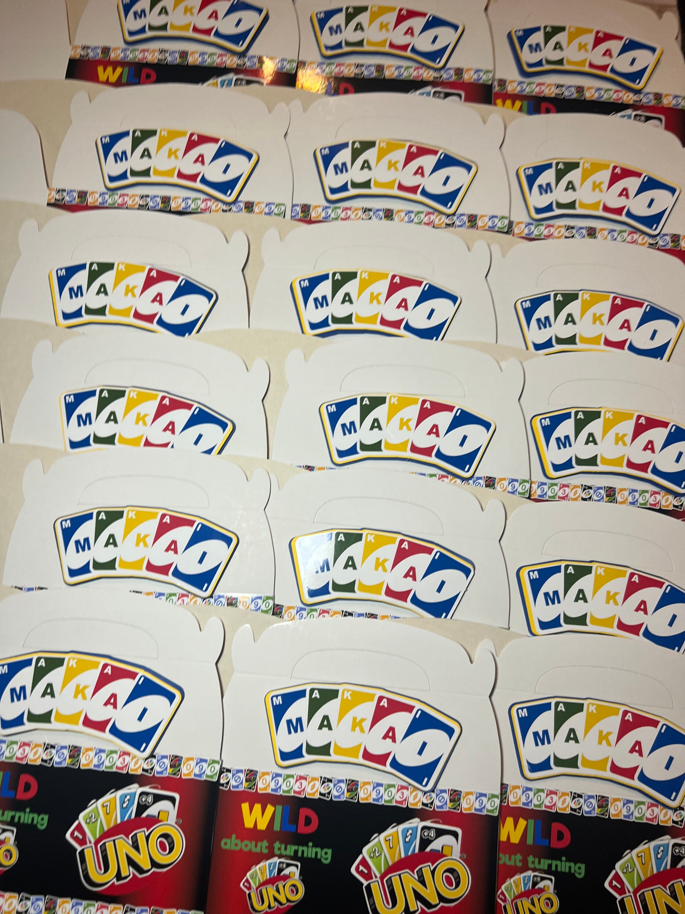 Uno Name Tags Uno Name Centerpieces Party Favor Boxes Favor - Etsy