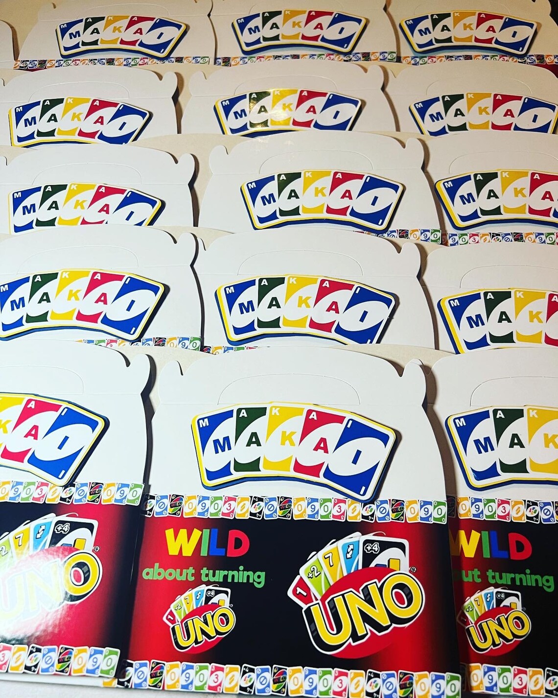 Uno Gable Boxes Party Favor Boxes Favor Boxes Treat Boxes - Etsy