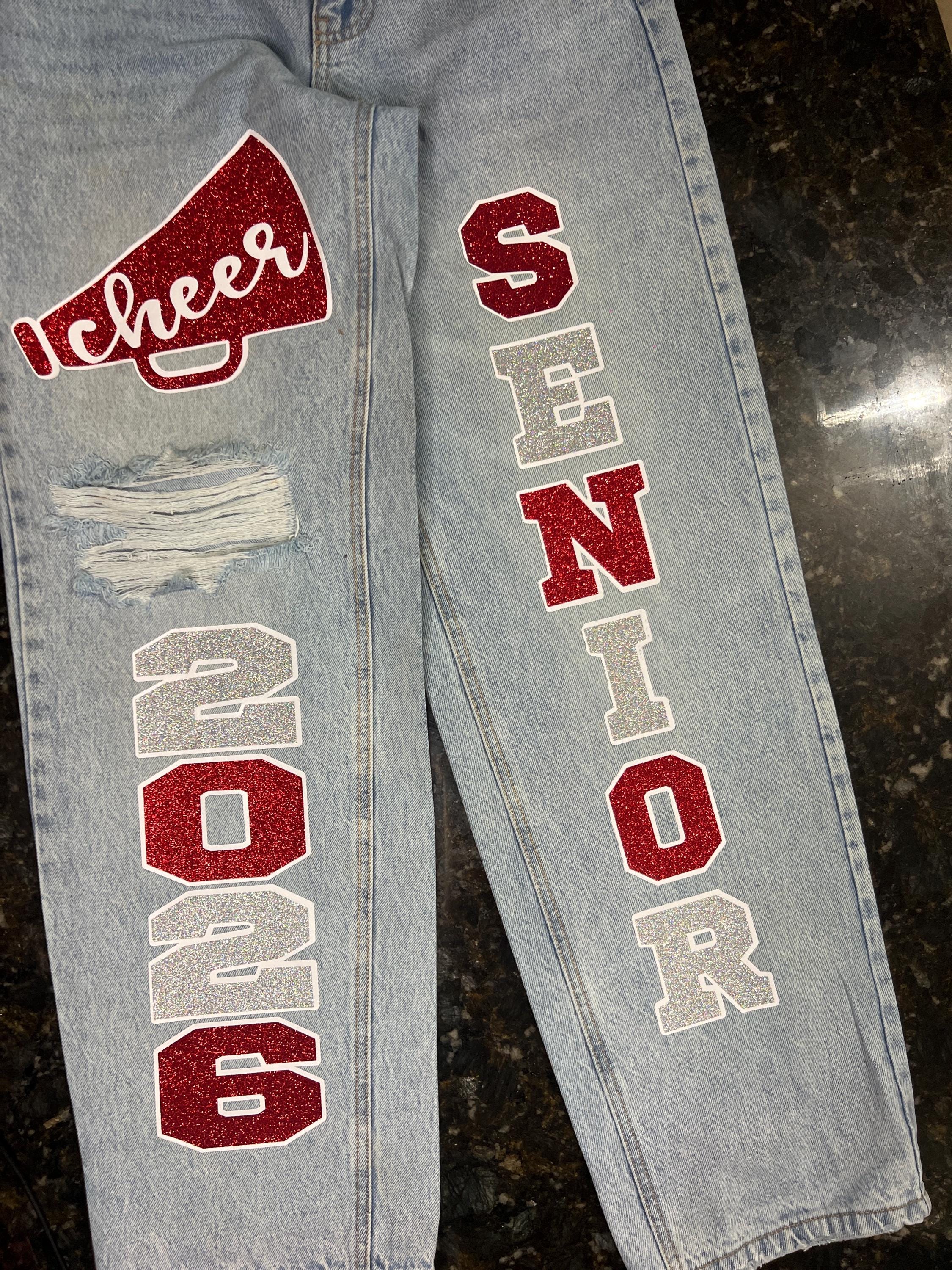 Custom Senior Jeans, Class of 2026, Senior Outfit, Senior - Etsy