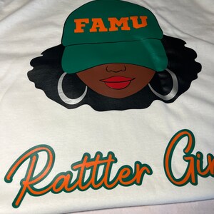 FAMU Shirt, Rattlers, Florida A & M, HBCU Shirt, Rattler Girl, FAMU - Etsy
