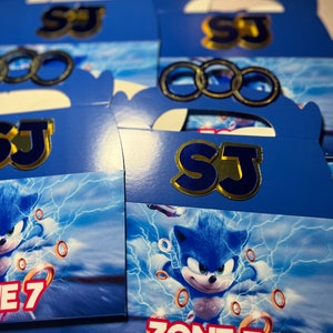Sonic Gable Boxes Party Favor Boxes Favor Boxes Sonic the - Etsy