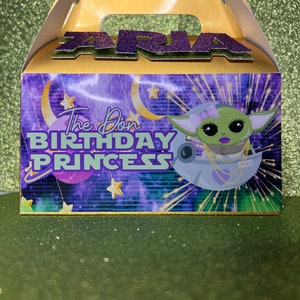 Baby Yoda Gable Boxes, Party Favor Boxes, Favor Boxes, Treat Boxes ...