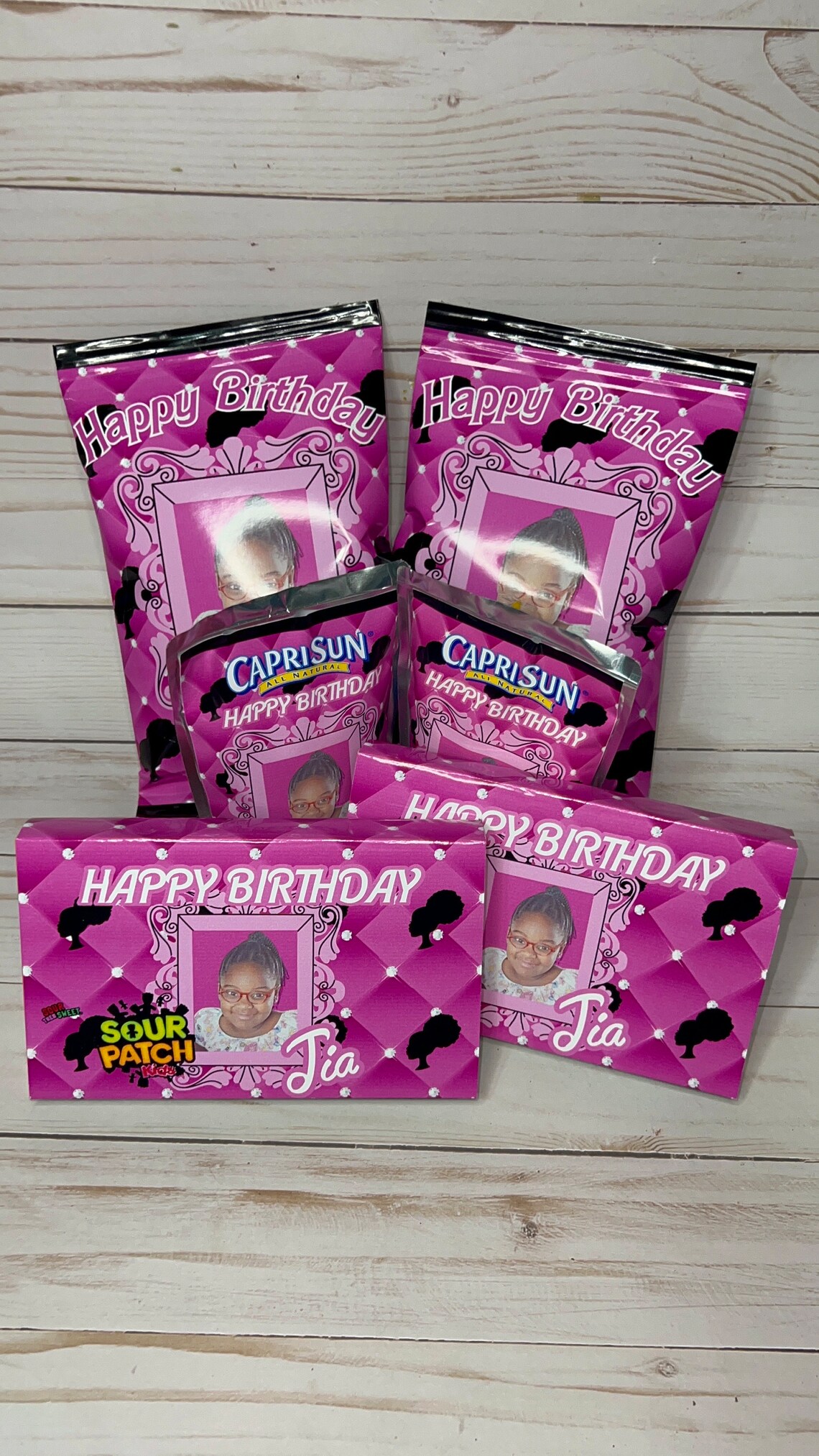 Barbie Chip Bags, Berry Chip Bags, Strawberry Barbie Party Favors ...