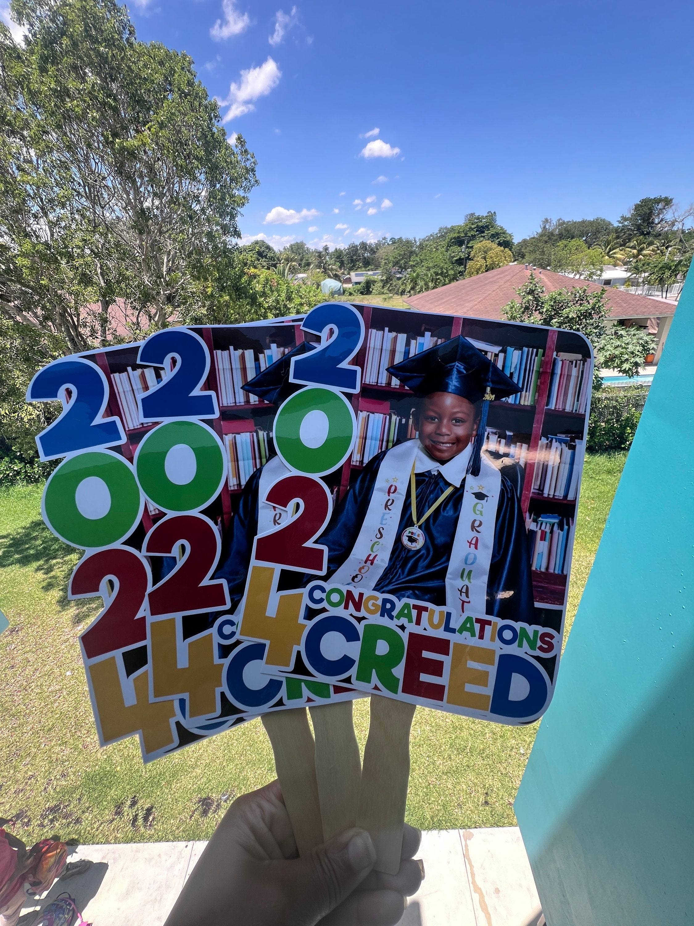 Graduation Fan, Grad Fan, Custom Fan - Etsy