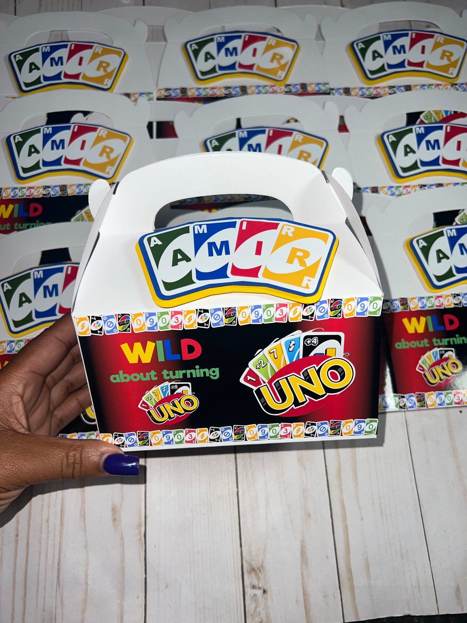 Uno Gable Boxes Party Favor Boxes Favor Boxes Treat Boxes - Etsy
