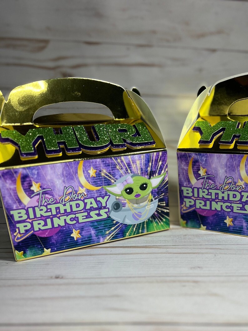 Baby Yoda Gable Boxes Party Favor Boxes Favor Boxes Treat - Etsy