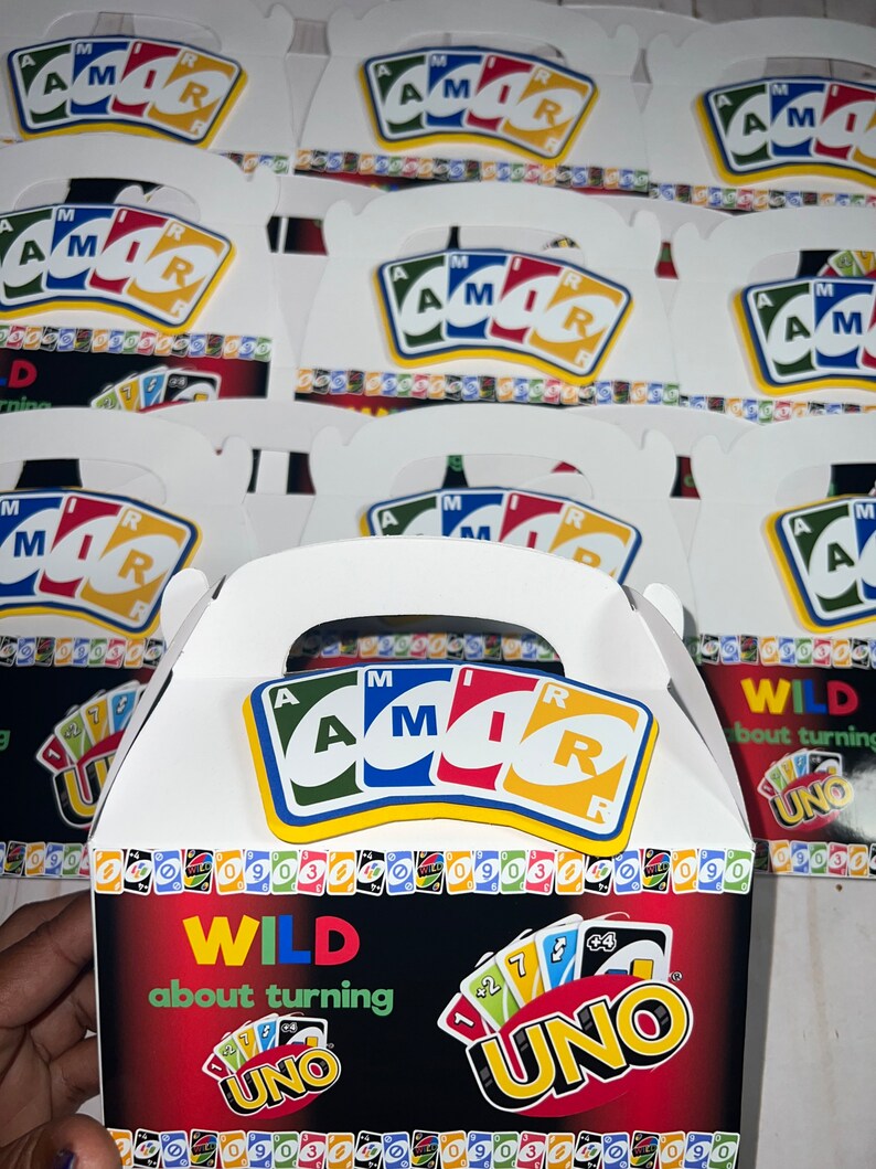 Uno Gable Boxes Party Favor Boxes Favor Boxes Treat Boxes - Etsy
