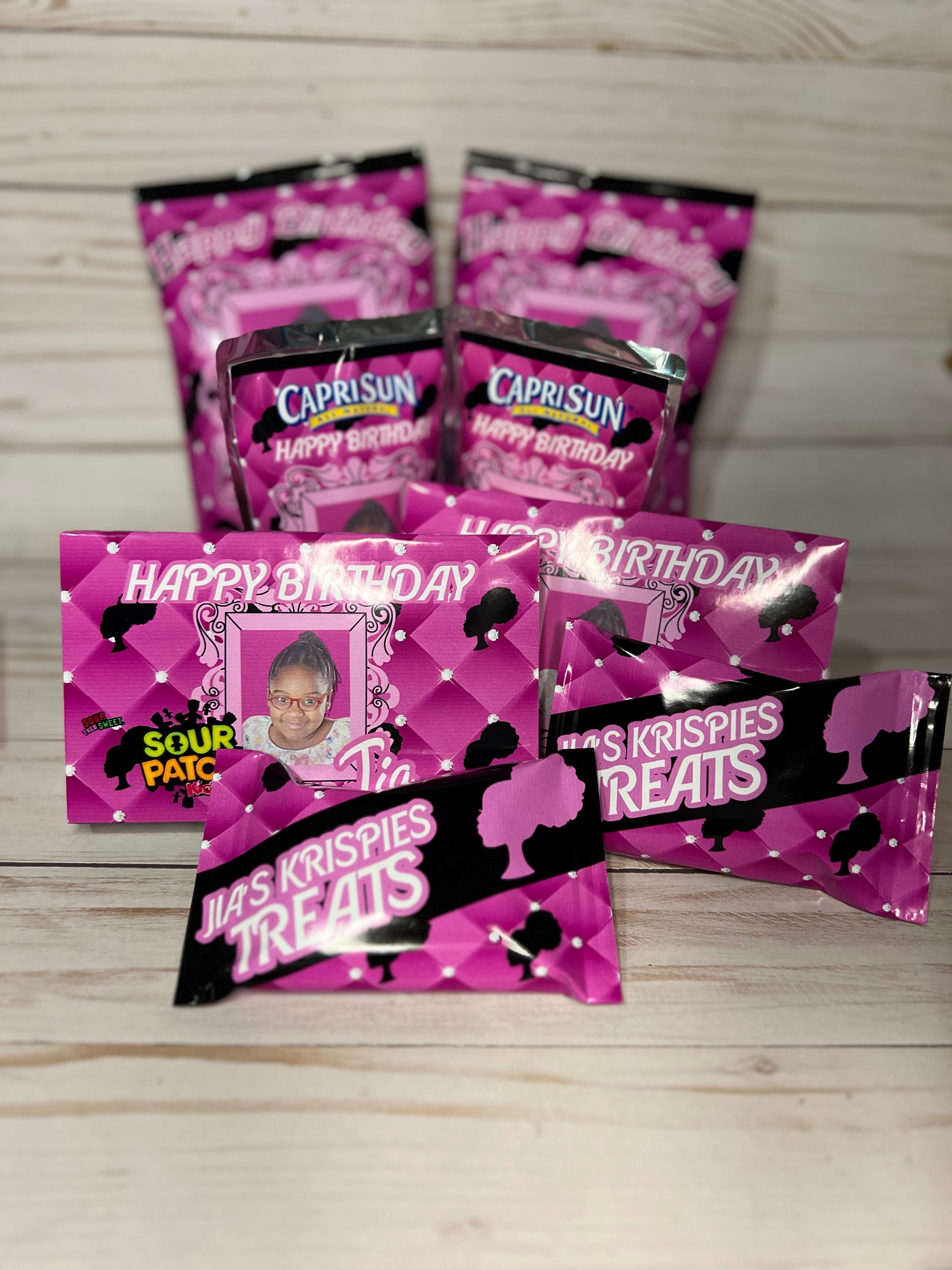 Barbie Chip Bags, Berry Chip Bags, Strawberry Barbie Party Favors ...
