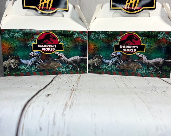 Dinosaur Party Box for Kids Boys Party Birthday Celebrations Jurassic T ...