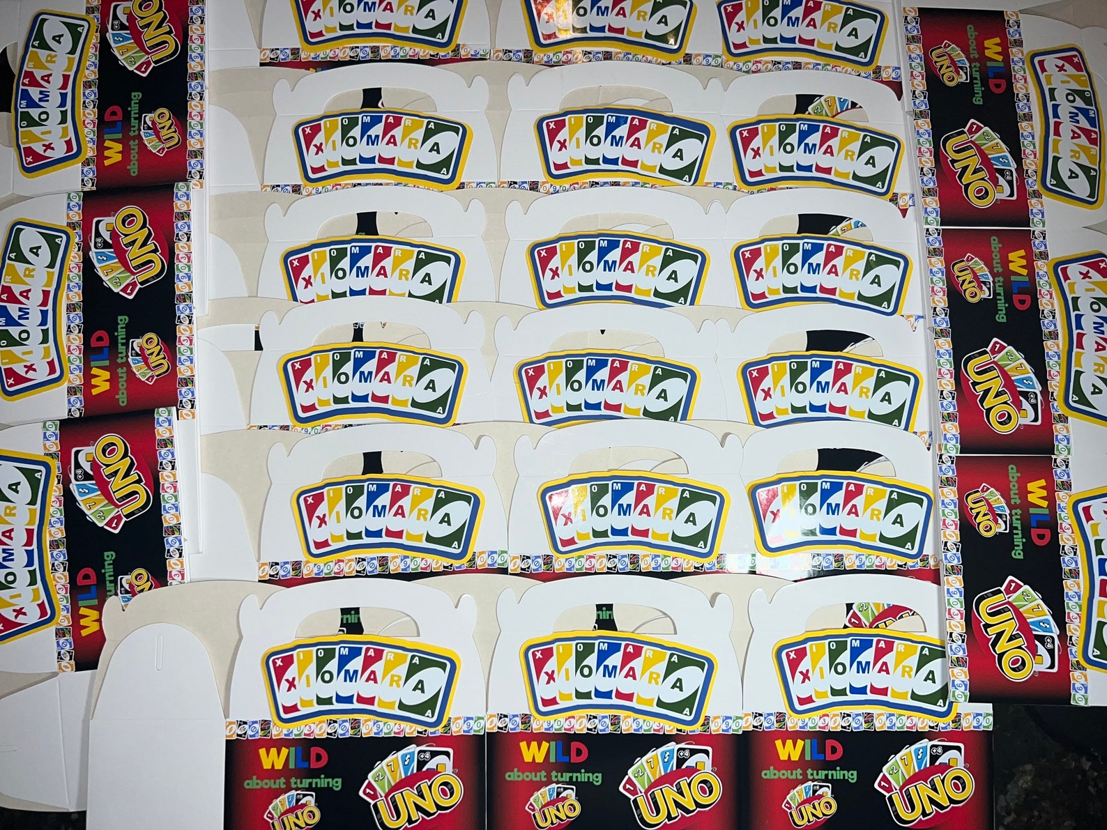 Uno Name Tags Uno Name Centerpieces Party Favor Boxes Favor - Etsy