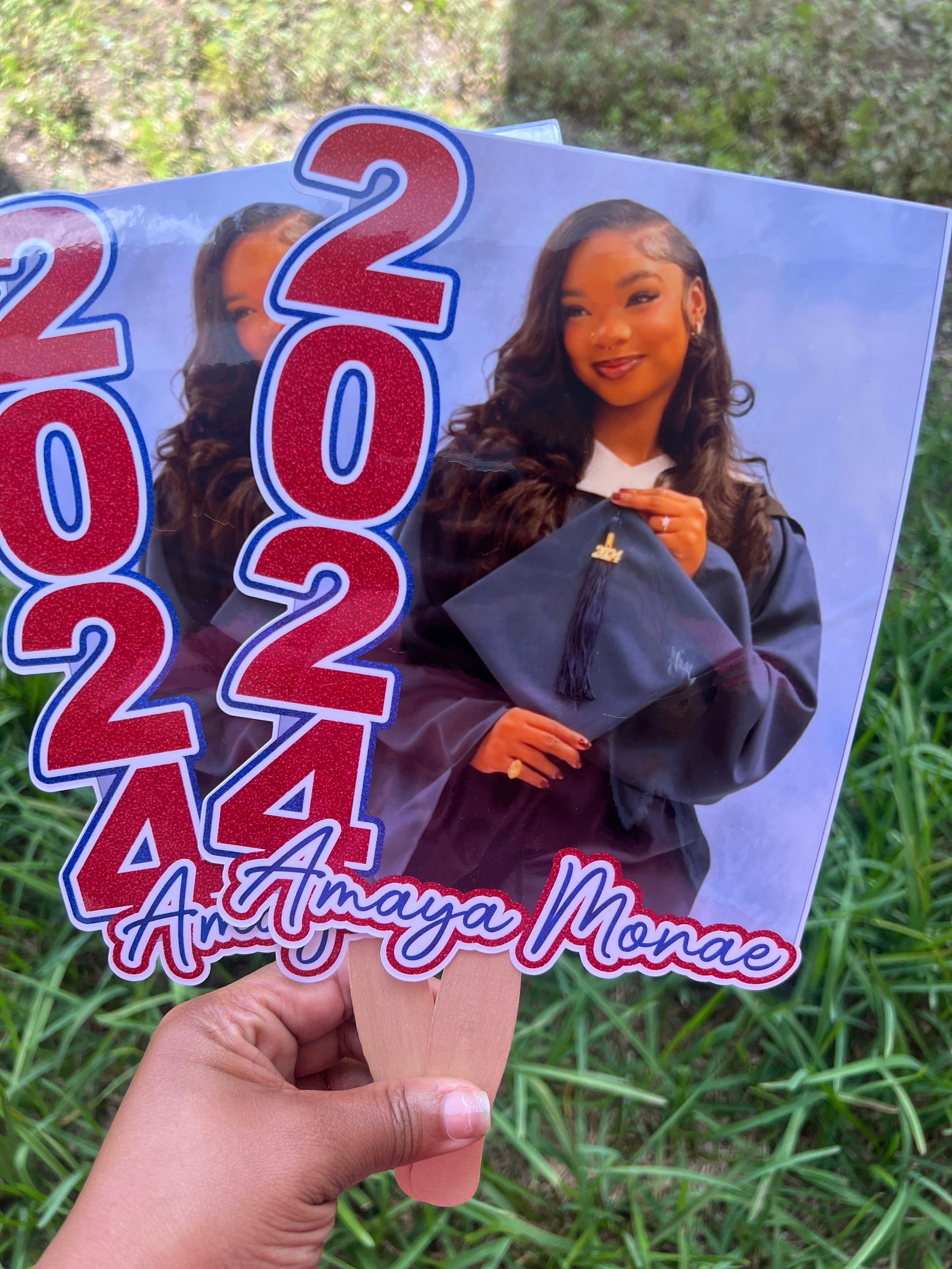Graduation Fan, Grad Fan, Custom Fan - Etsy