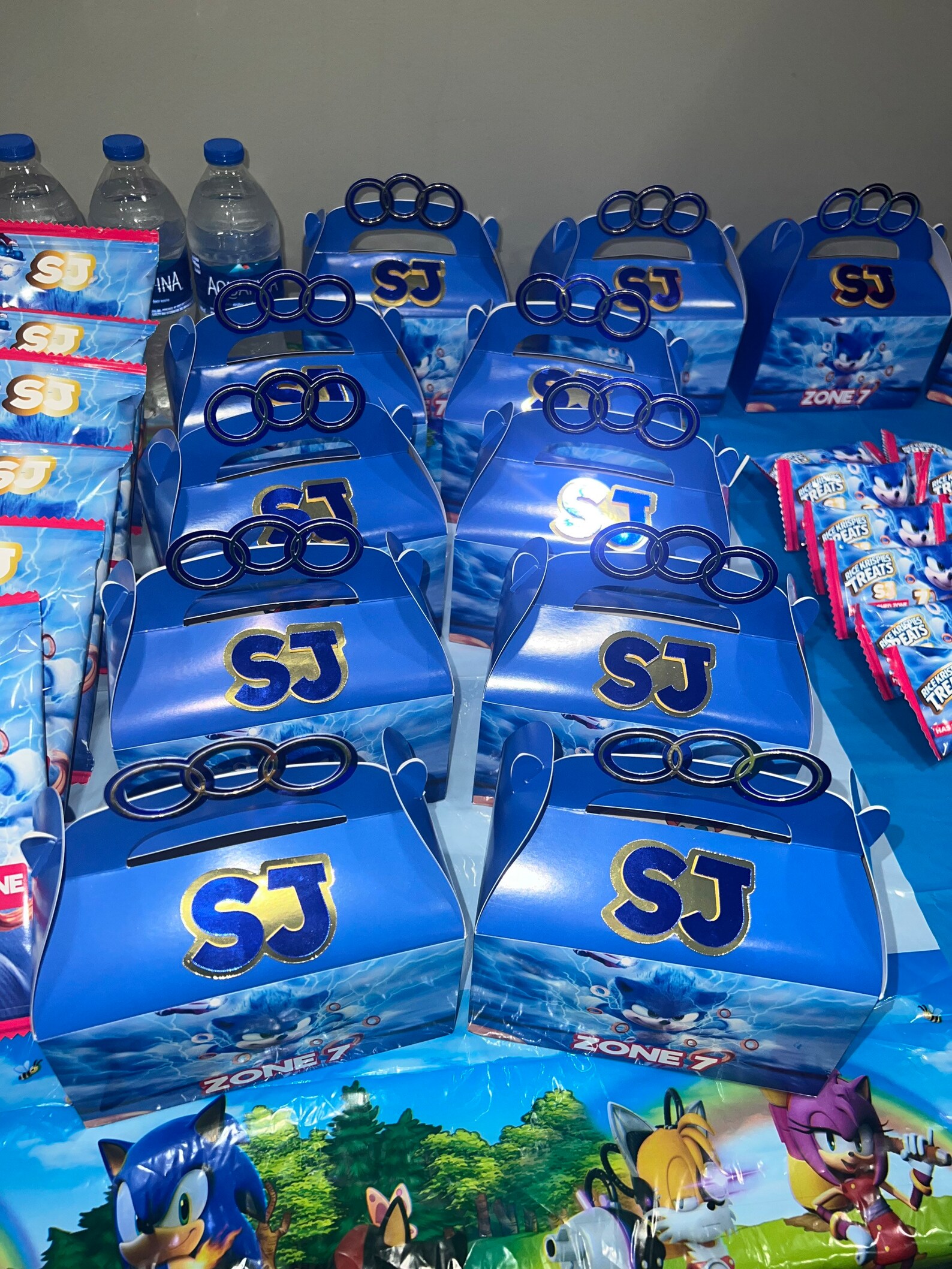 Sonic Gable Boxes Party Favor Boxes Favor Boxes Sonic the - Etsy