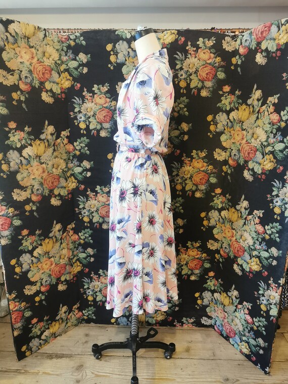 1950s Alice Edwards floral dress - Gem