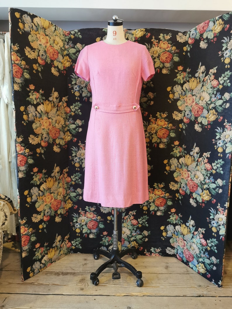 Cresta Couture Pink Linen Set - Etsy