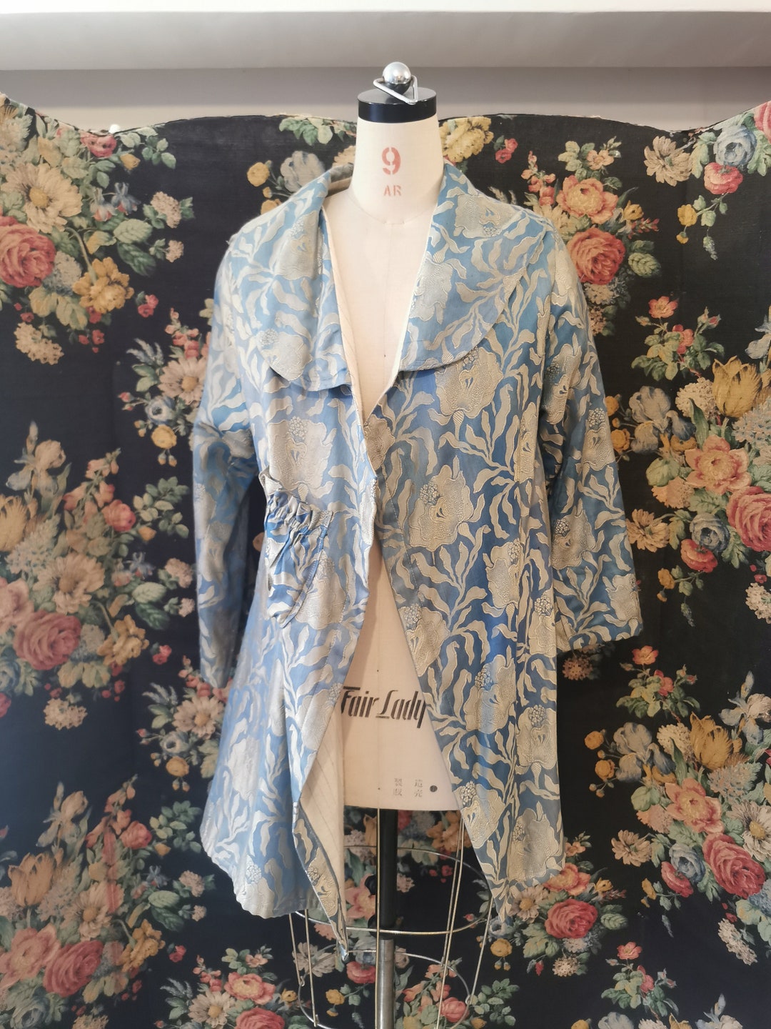 Victorian Brocade Jacket With Soft Flannel Lining - Etsy