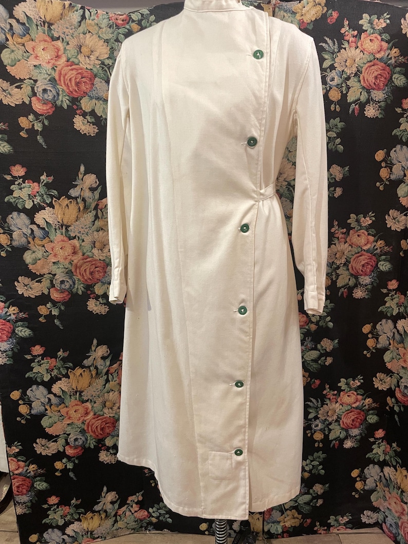 1920s White Wool Driving Coat, Vintage Ladies Utility Jacket - Etsy