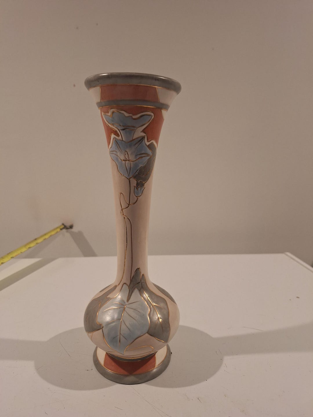 Vintage Antique Royal Dux Art Nouveau Vase With Floral Design - Etsy