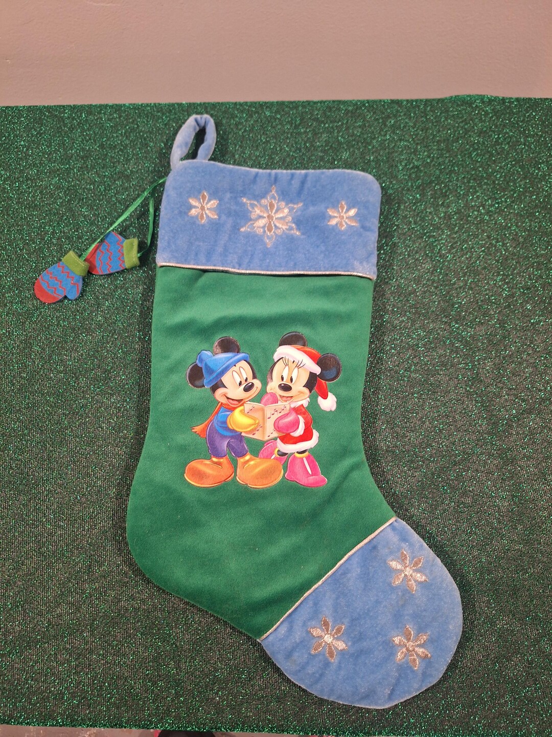 Disneys Mickey and Minnie Mouse Christmas Stocking - Etsy
