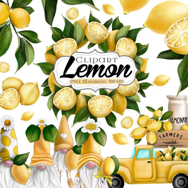 Lemon Gnome Svg - Etsy