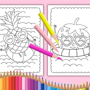 Summer Coloring Pages for Kids, Summer Activity Page, Beach Coloring ...