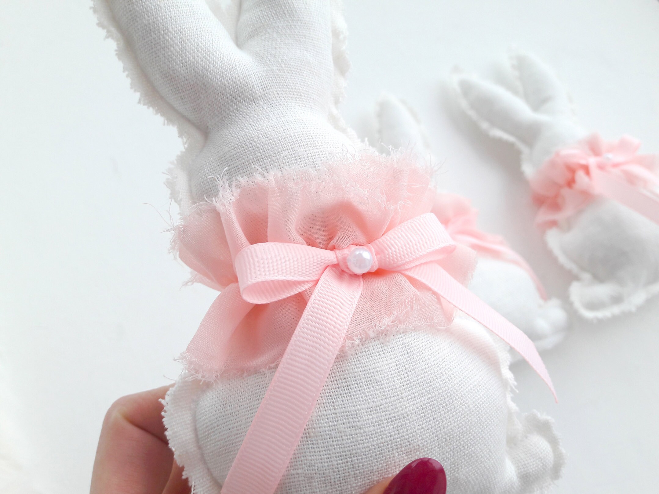 Easter Decorations Bunny Rabbit Easter Farmhouse Fabric - Etsy