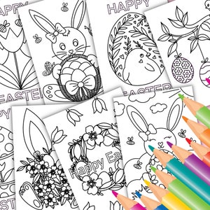 30 Easter Coloring Pages, Easter Egg Coloring Pages for Kids, Easter ...