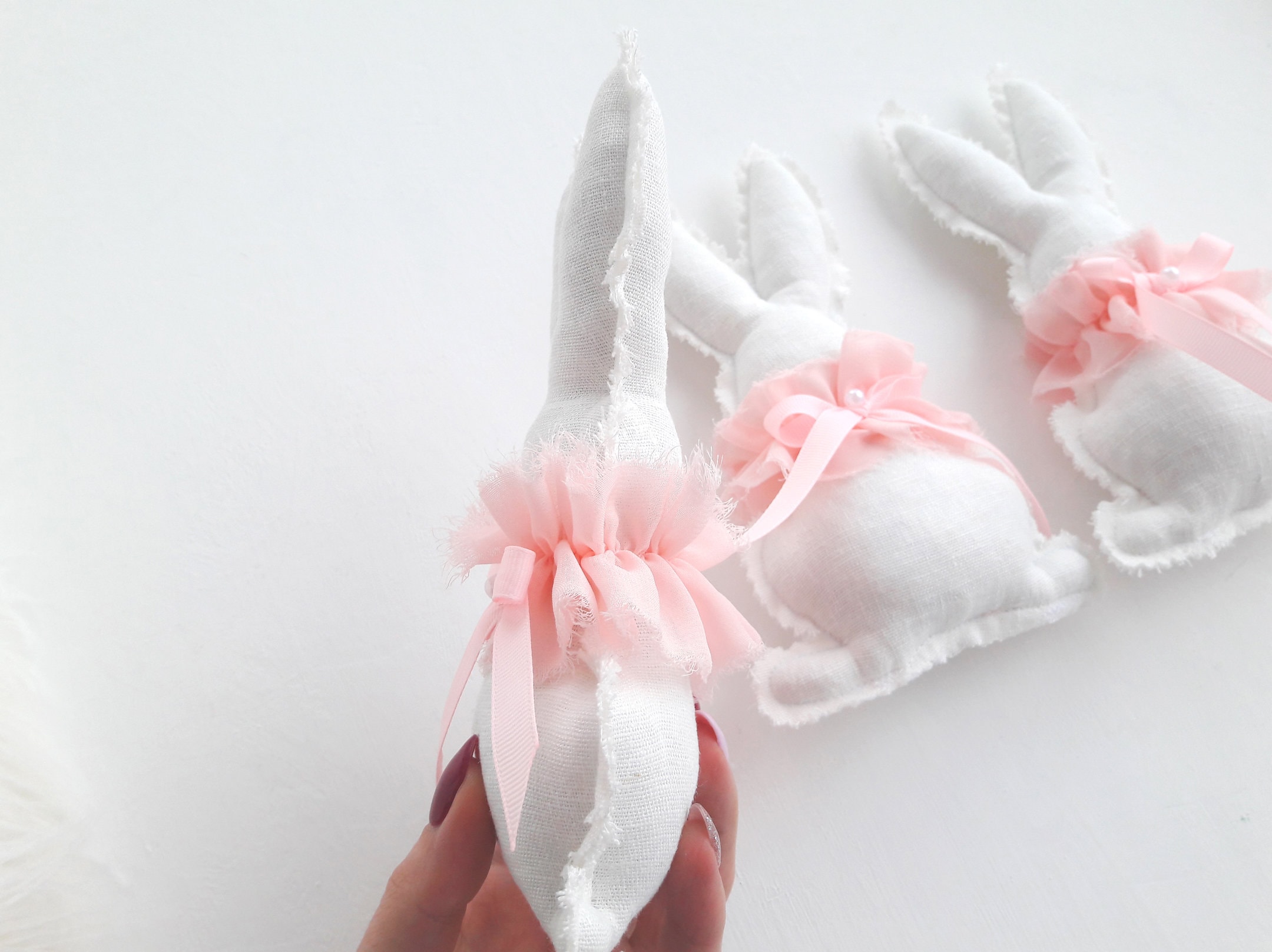 Easter Decorations Bunny Rabbit Easter Farmhouse Fabric - Etsy