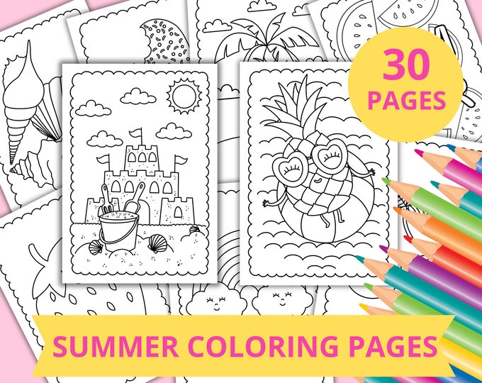 25 Printable Summer Activities, Printable Activities Sheets, Kids ...