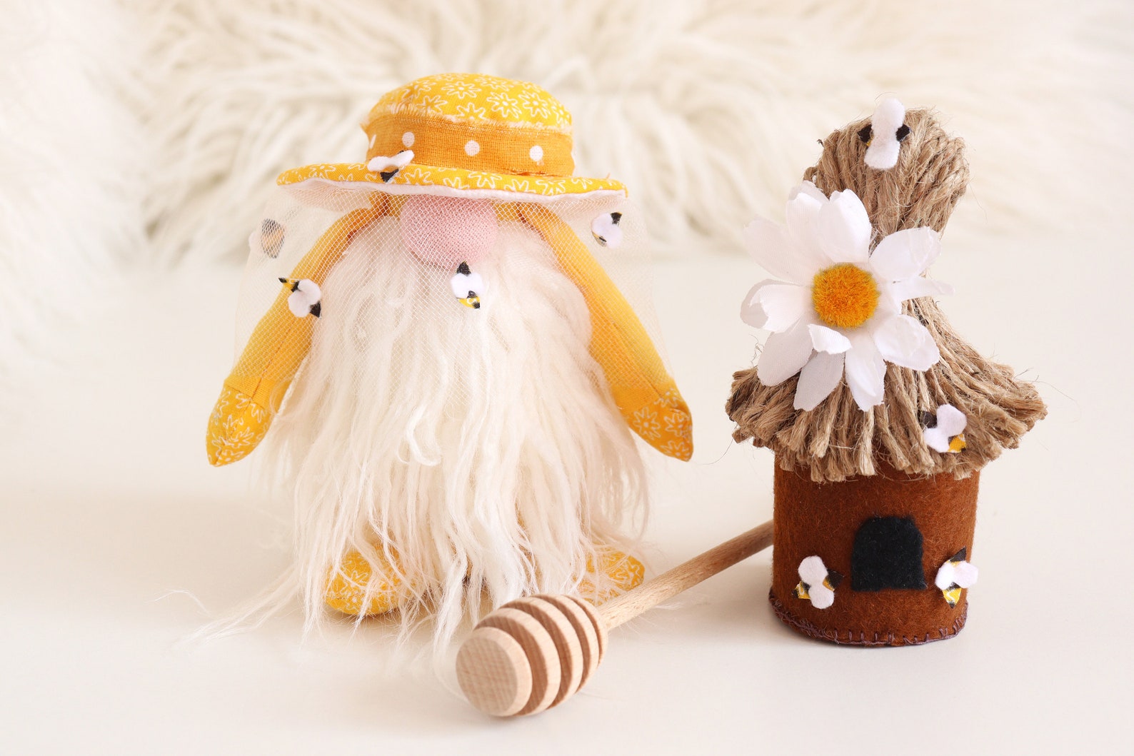 Beekeeper Gnome Bee Gnome Honey Bee Gnome Spring Gnome - Etsy