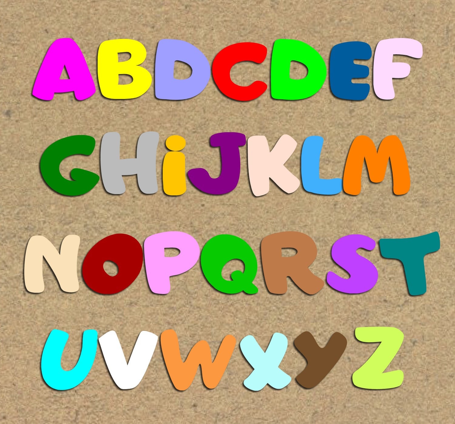 Autotoy Painted Wooden Letter - Etsy