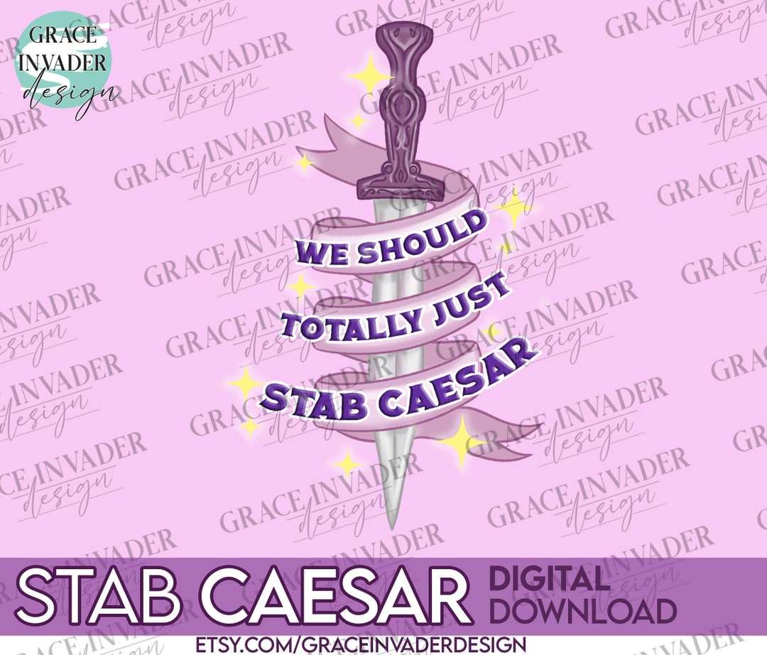 Stab Caesar - PNG Download - Etsy