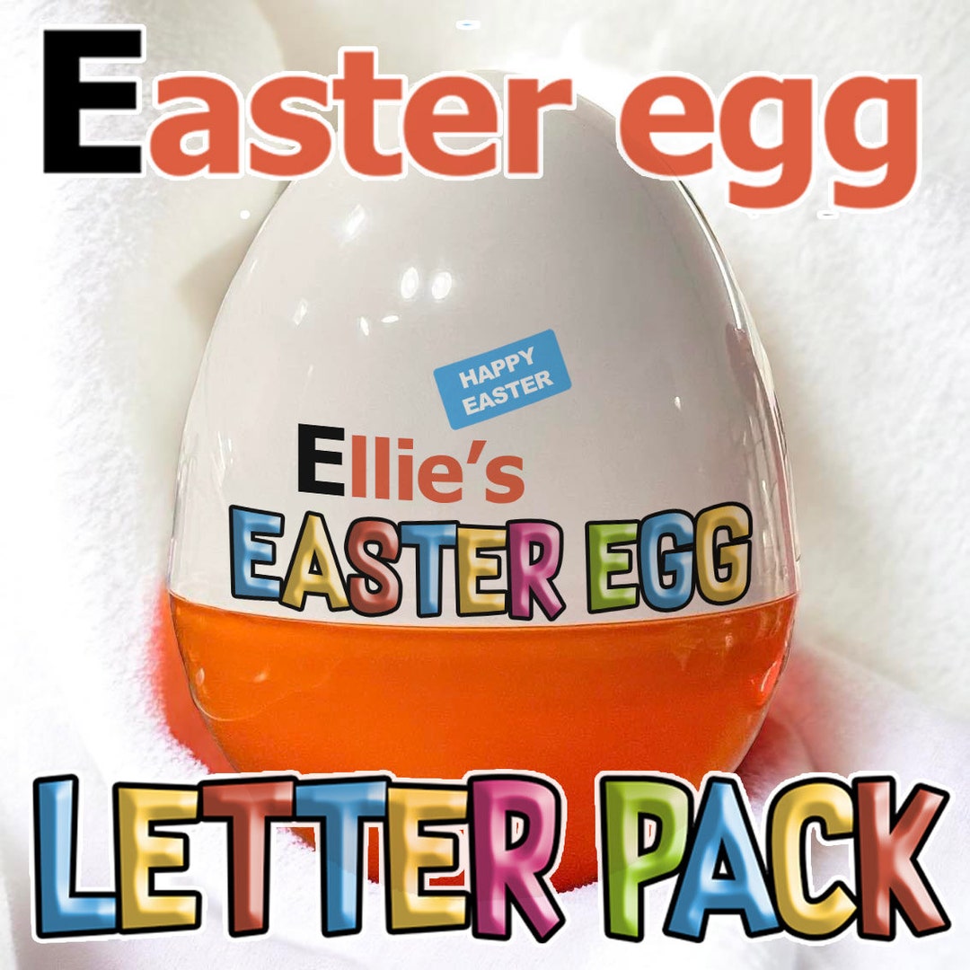 Surprise Egg Letter Pack Digital Download - Etsy