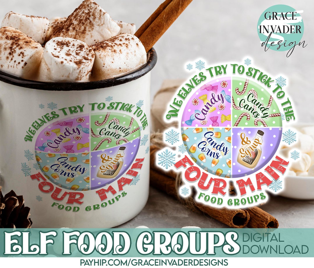 Elf Food Groups - Digital Download - Etsy