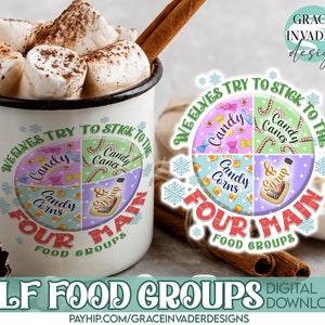 Elf Food Groups - Digital Download - Etsy