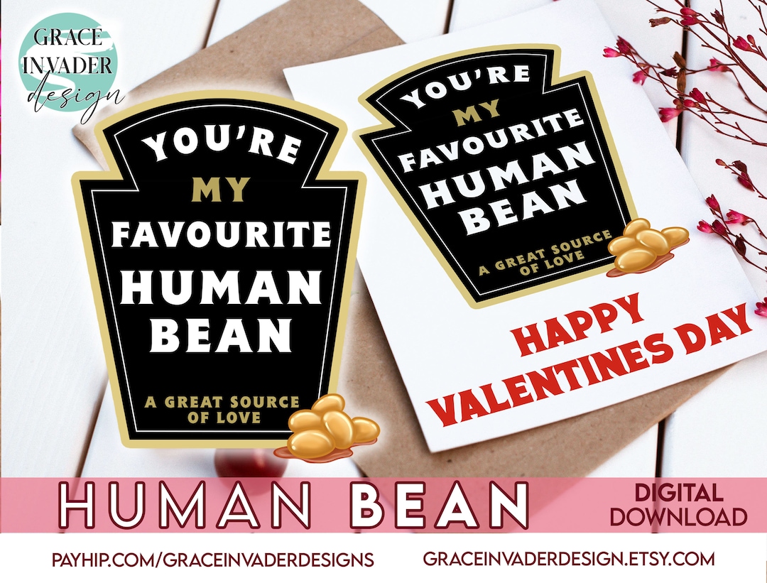 You're My Favourite Human Bean - Digital Download - Etsy