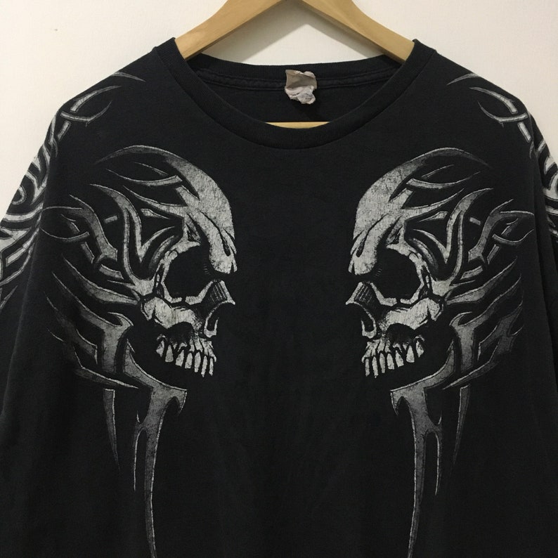 Vintage X Skull Design X Delta Tag - Etsy