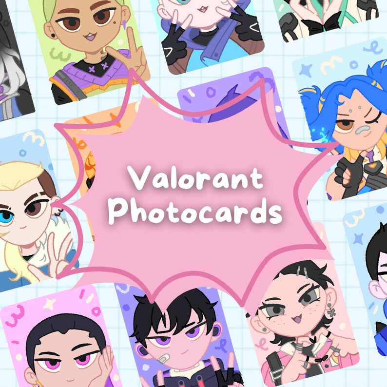 Valorant Photocards - Etsy