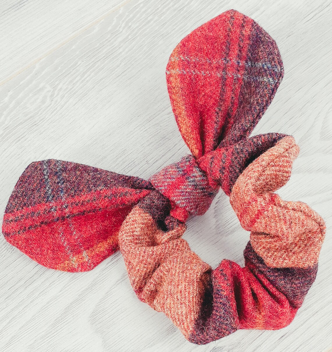 Scrunchie Sewing Pattern, Scrunchie With Bow Sewing PDF Pattern Scarf ...