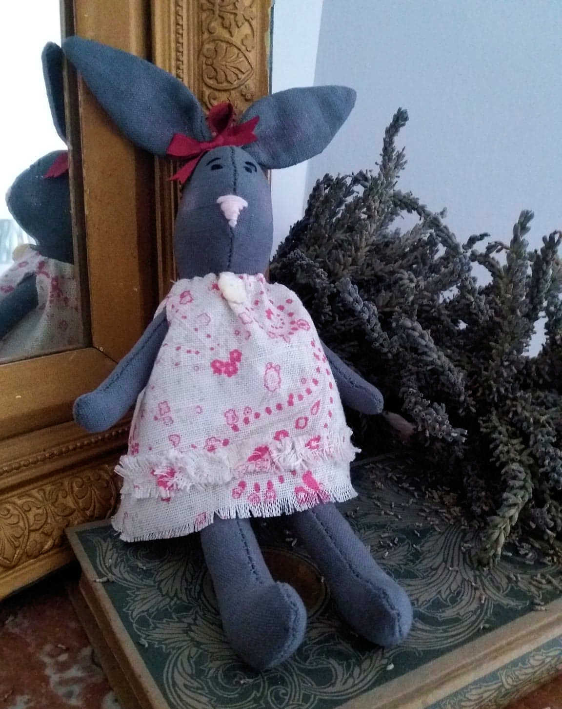 Downloadable Mini Bunny Rabbit Sewing Pattern Pdf. - JOSETTE- Heirloom ...