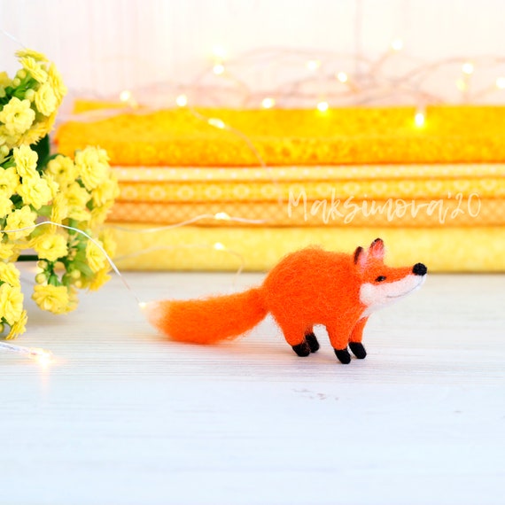 Plump Fox Tutorial Felted Toys PDF Pattern Download Needle Felting ...