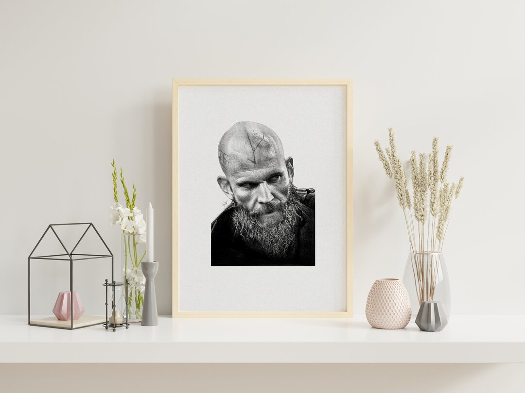 VIKINGS: FLOKI - Signed Drawing Print A3 - Etsy