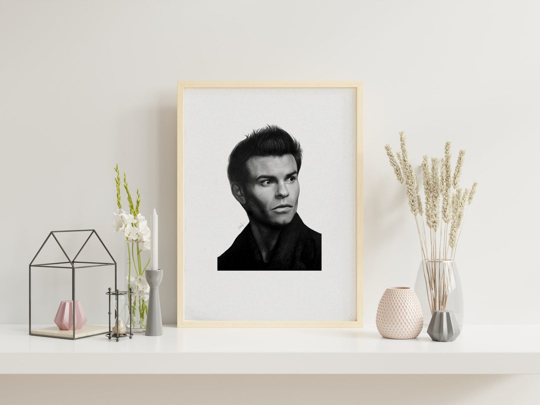 TVD: ELIJAH MIKAELSON - Signed Drawing Print A3 - Etsy