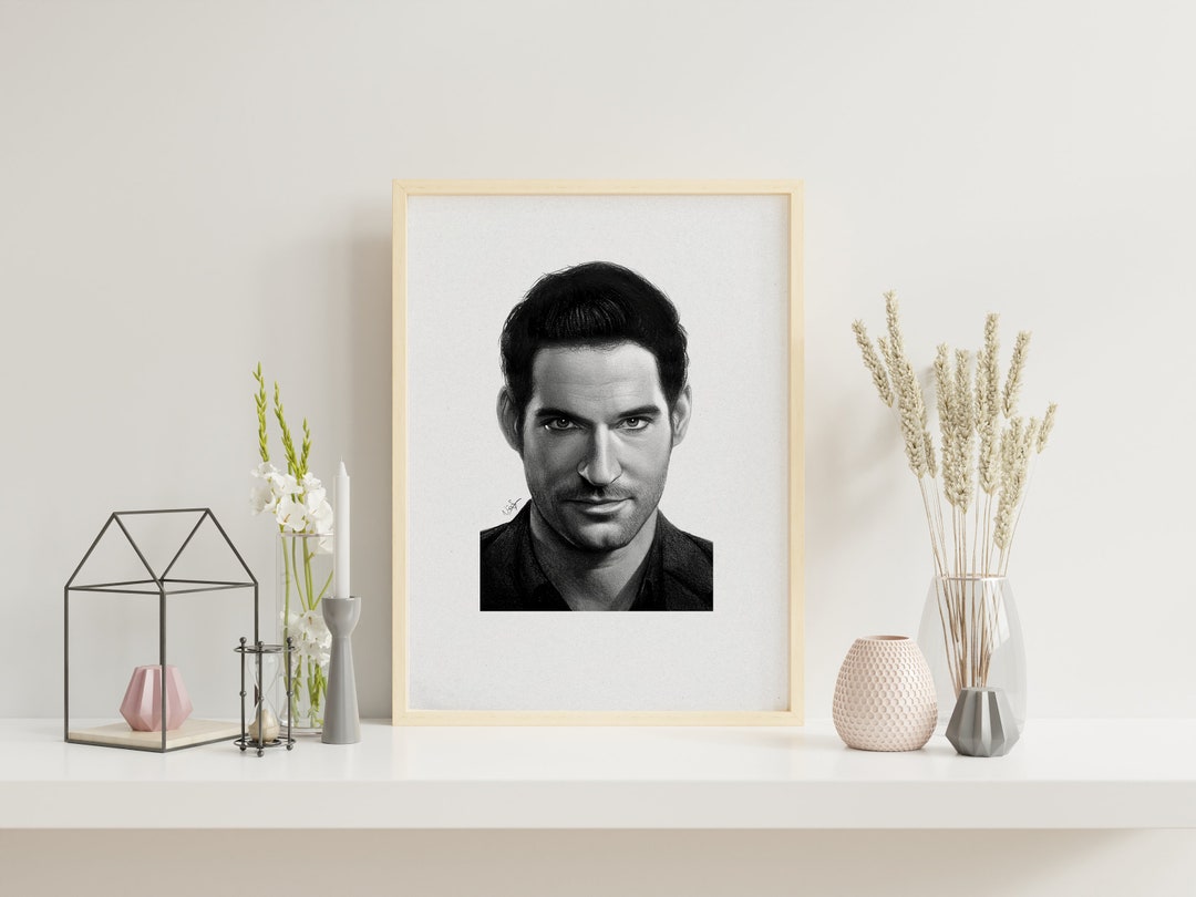 LUCIFER - Signed Drawing Print A3 - Etsy